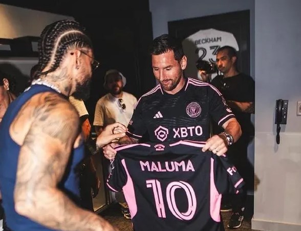 El encuentro entre Messi y Maluma es furor en las redes - Espectáculo ...