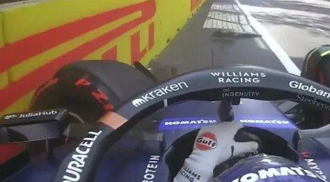 F1: Franco Colapinto se despistó y chocó en las pruebas de Bakú ...